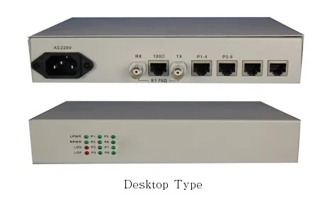 8port Fxo/fxs,4fe,4e1 Voice Over Fiber Pcm Mux Equipment - Buy 8e1 ...