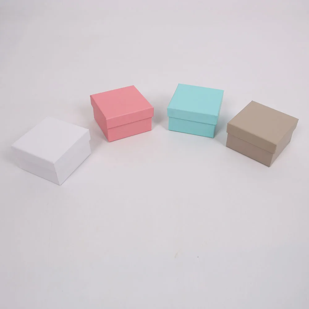 Cute Small Square Packaging Gift Box With Plain Color - Buy Cute ...
