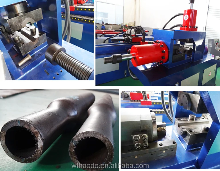 SG50NC shrink and expand reduce tube machine for steel pipe end forming ...