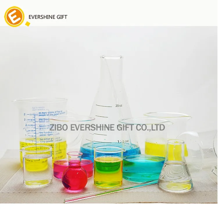 Evershine Chemistry Glass Beaker Set for Kids - Sustainable