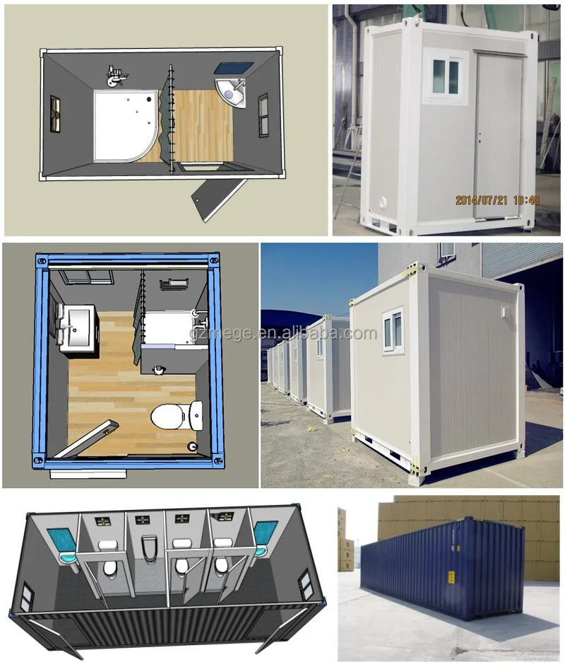 Prefabricated Mini Outdoor Bathroom Unit - Buy Prefabricated Mini ...
