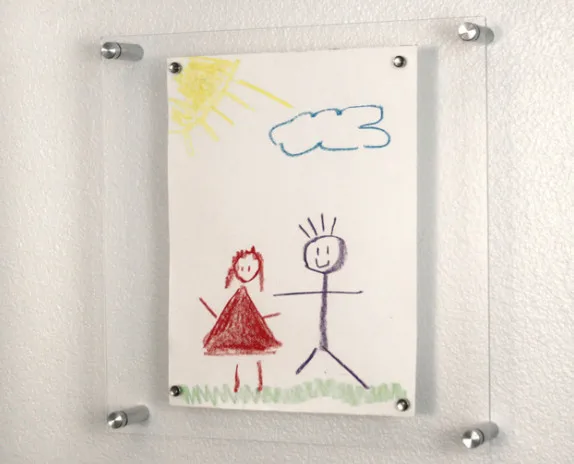 Glass Wall Mounted Acrylic Photo Frames,Acrylic Wall Mount Picture ...