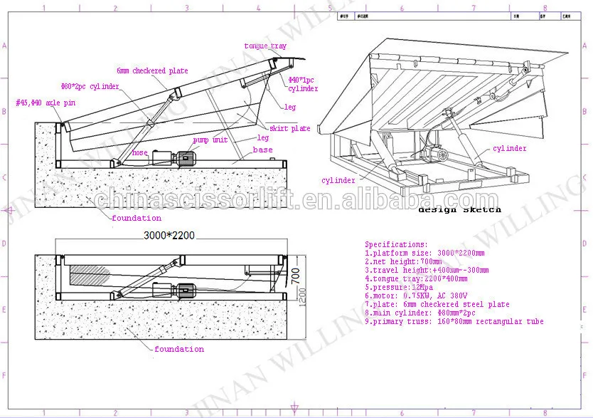 Container Truck Loading And Unloading Platform Equipment - Buy 8 Ton ...