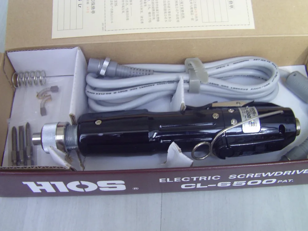 Hios CL6500 Electric Cordless Screwdriver - Precision & Power