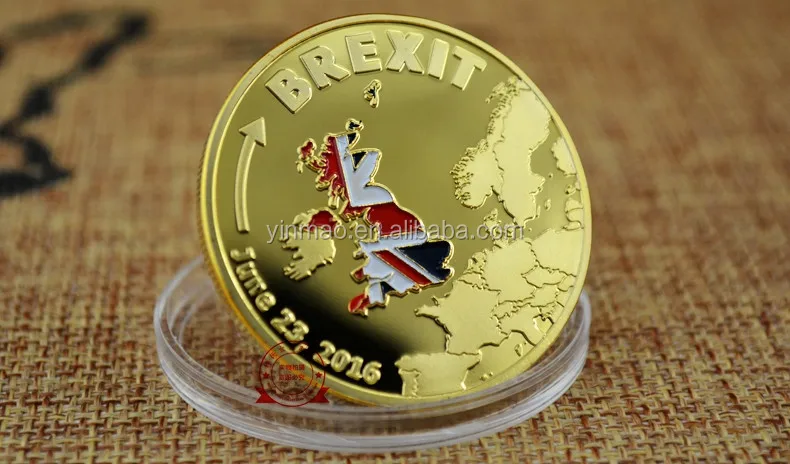 England Uk Brexit Coins Britain Exiting From The Eu Coin - Buy Brexit ...