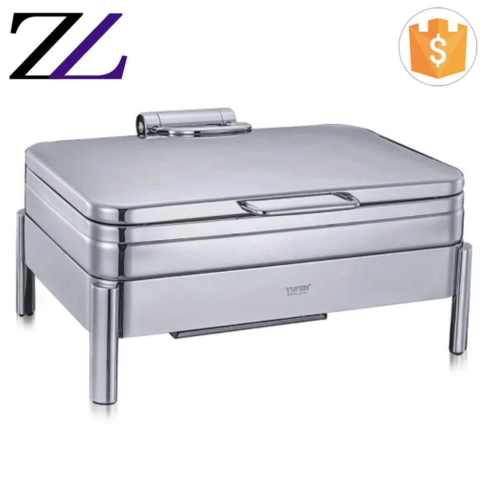 Stainless Steel Hydraulic Food Warmer Chafing Dish 9L for Buffet ...