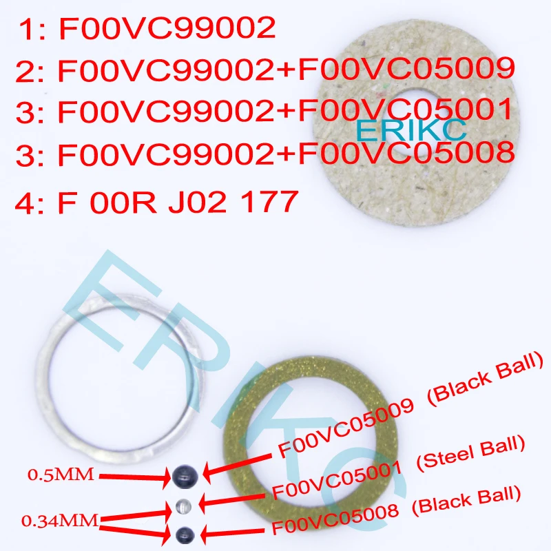 Original Oil Seal F00rj02177 Diesel Common Rail Injector Seal Kit F 00r ...