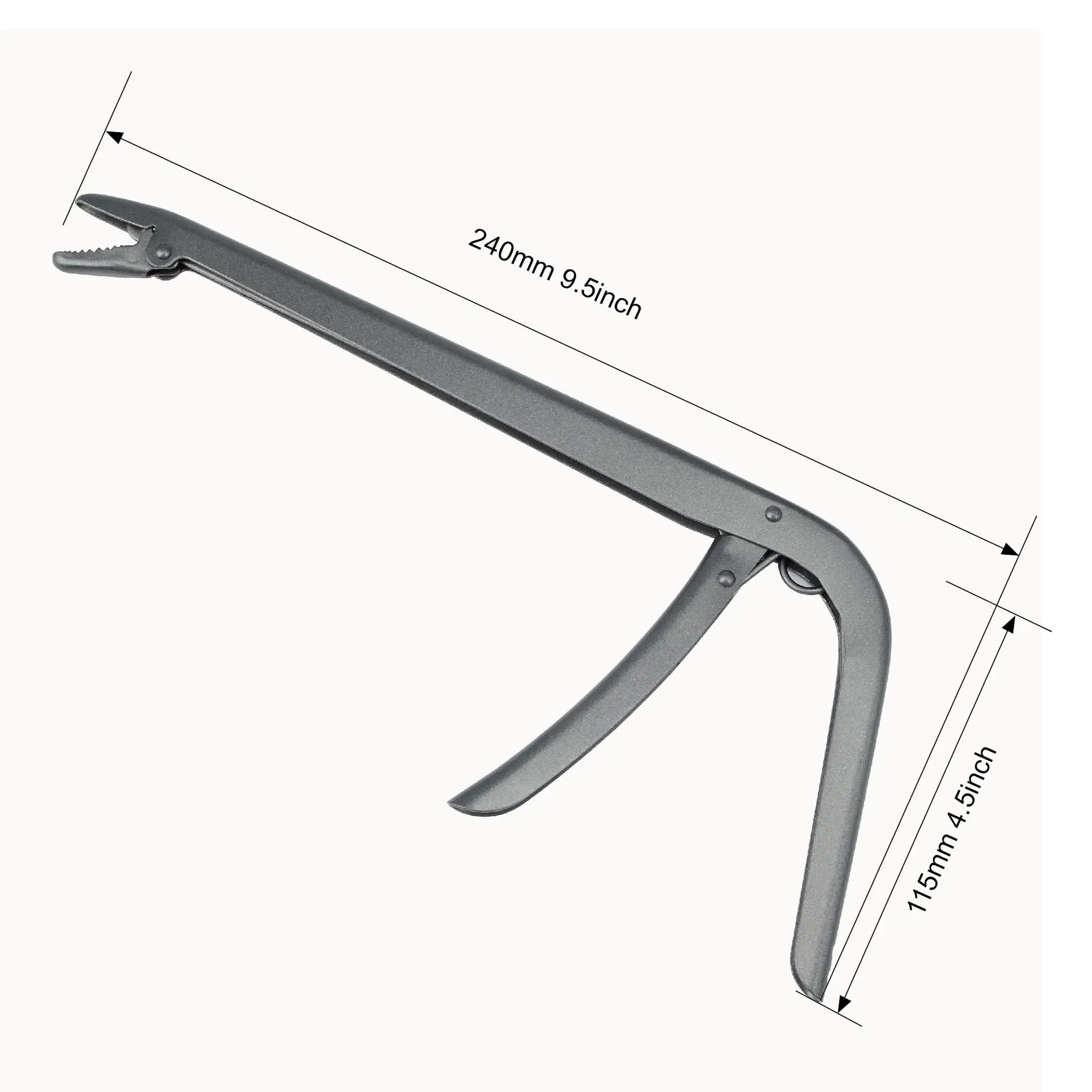 X61D Stainless Steel Fish Hook Remover - 9.5in Self Luminous