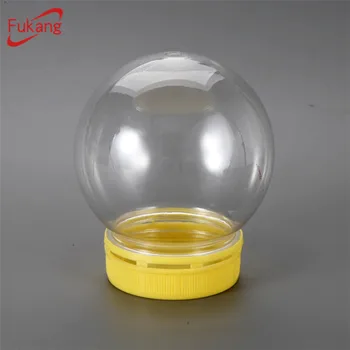 325ml Clear Plastic Ball Container Food Storage Container With Lid Made ...