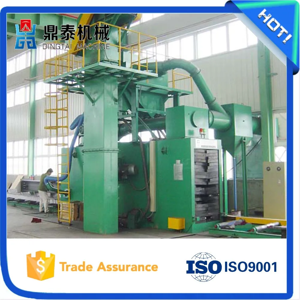 H Beam Steel Plate Shot Blast Cleaning Machine/steel Plate Pretreatment ...