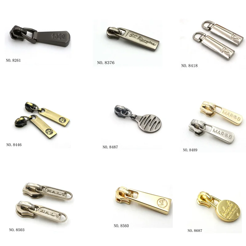Nice Designs Customized Metal Zipper Head Manufacturer - Buy Metal ...