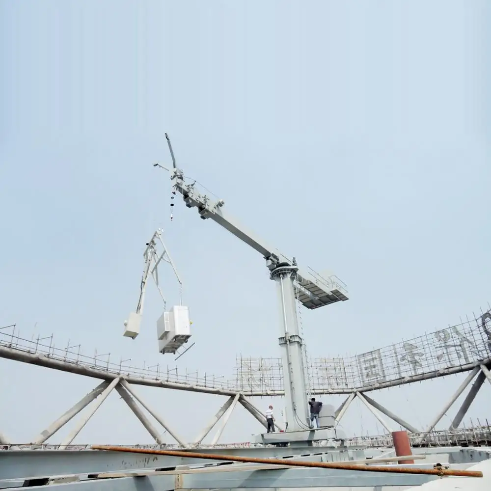 Bmu With Telescopic Jib And Telescopic Column Suspended Platform ...