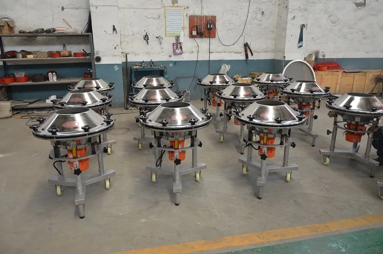 High Frequency Movable Small Electric Rotating Sieve Vibrator for Food ...