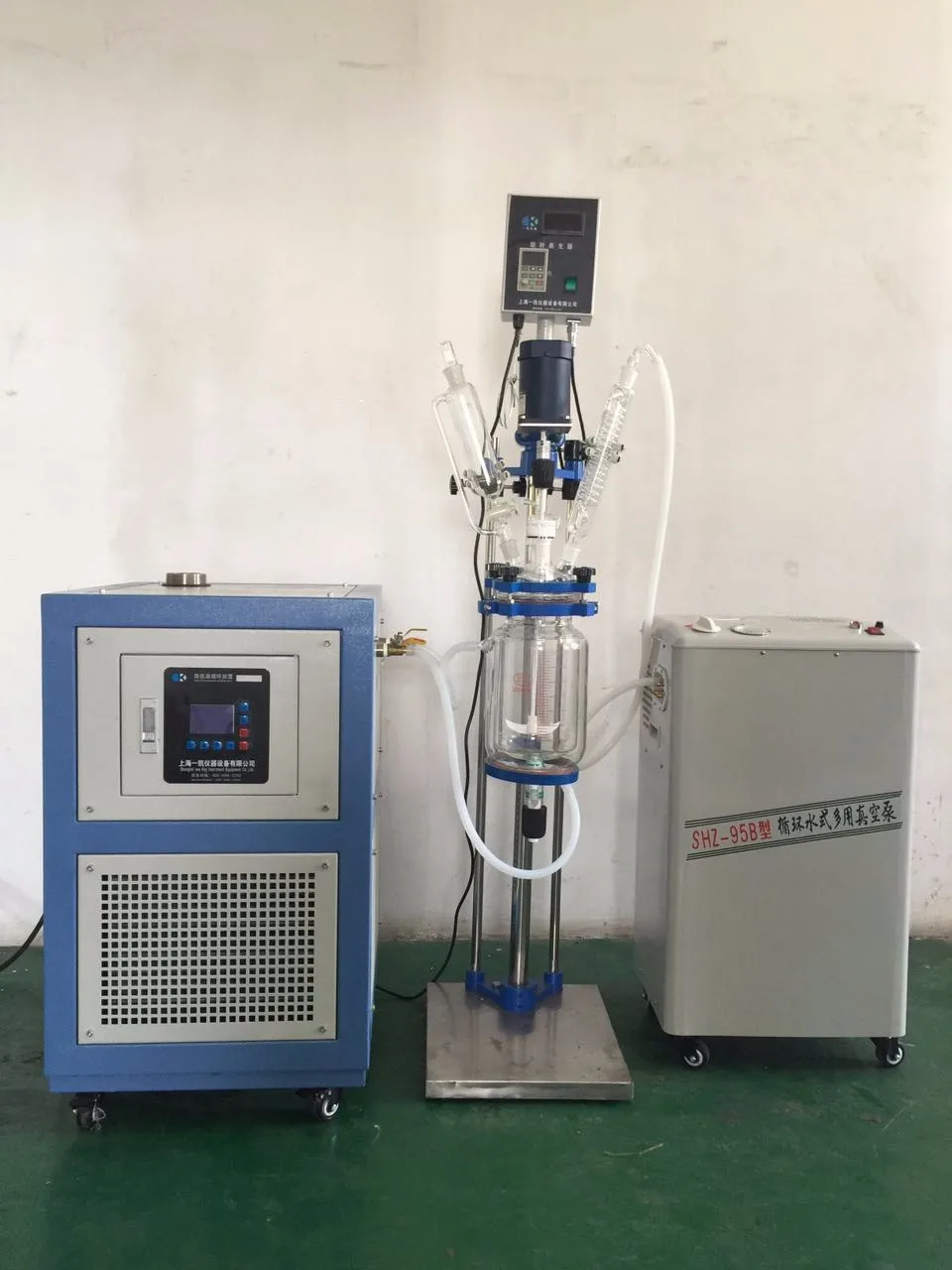 S212- 10l Double Jacket Reactor,Glass Reactor - Buy Double Jacket Glass ...