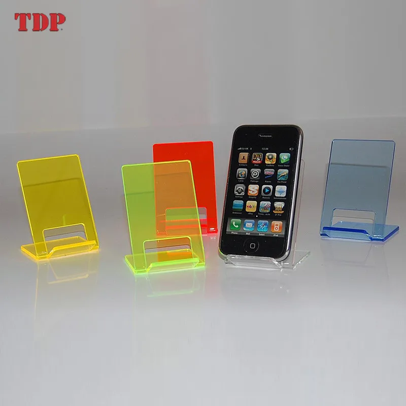 Custom Clear Acrylic Cell Phone Display Stand Acrylic Phone Electronic ...