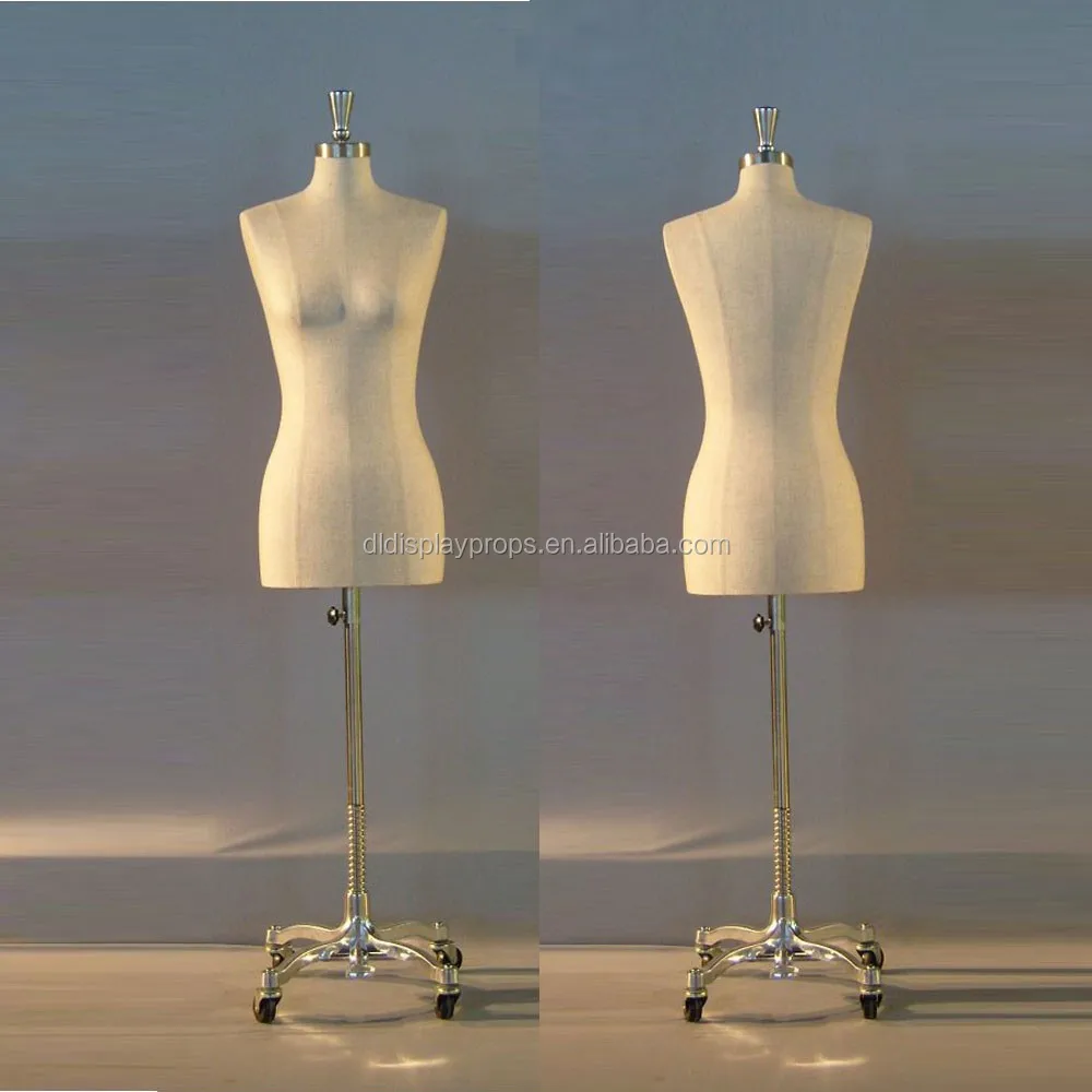 Women 6 Size Modern Designs Adjustable Female Standing Fabric Full Body ...