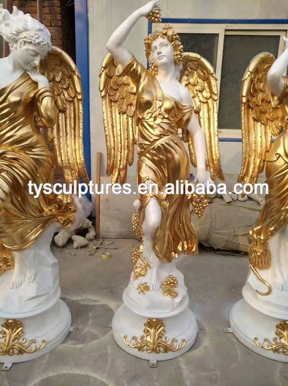 Patung Resin Besar Serat Kaca Patung Malaikat Ukuran Hidup Grosir - Buy ...