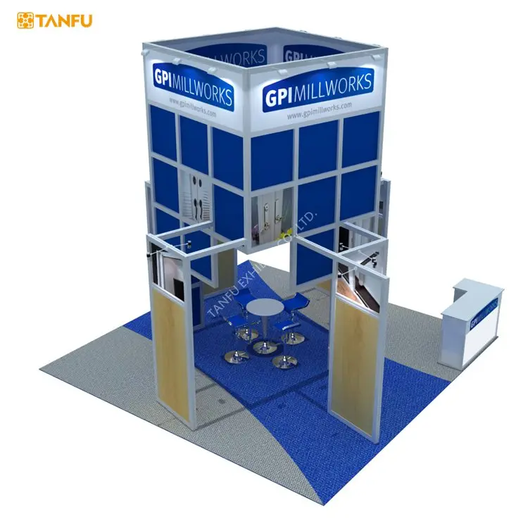 Tanfu 6m X 3m Or 10 By 20 Aluminum Extrusion Trade Show Booth - Buy ...