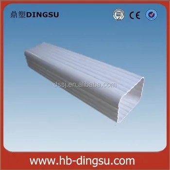Hot Sale! Plastic Downpipes/pvc Gutter Downspout/rectangular Downspout ...