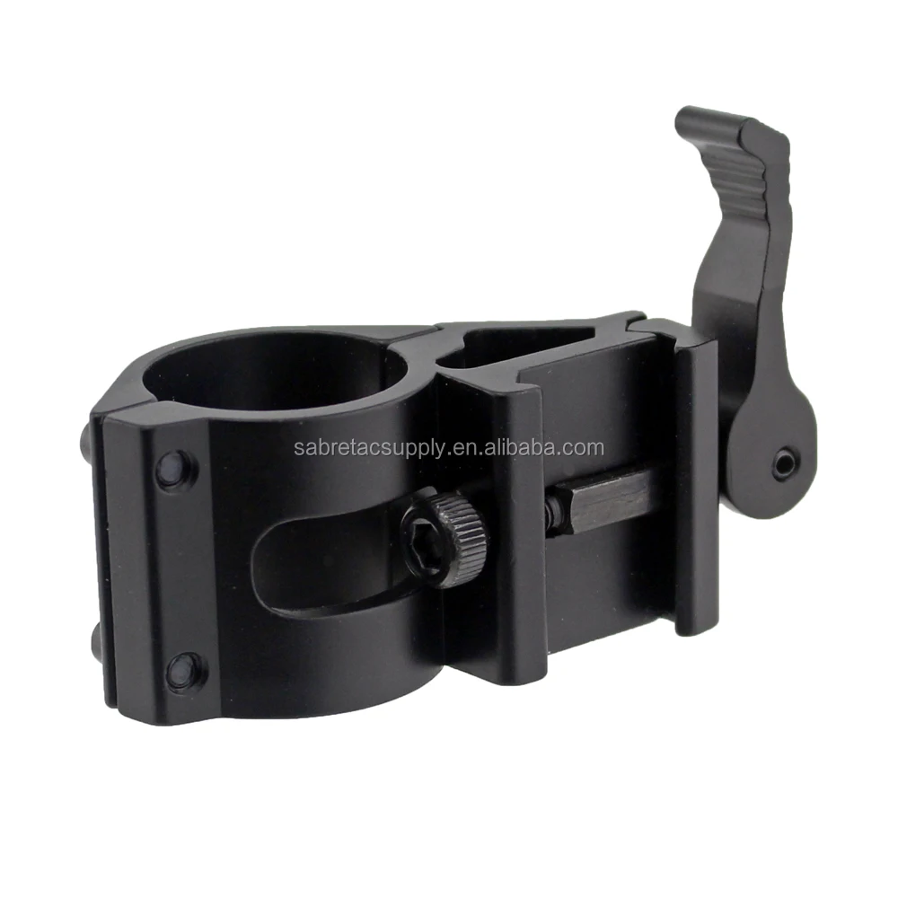 Tactical Quick Release 25.4mm Ring Offset 20mm Rail Clamp Gun Mount ...