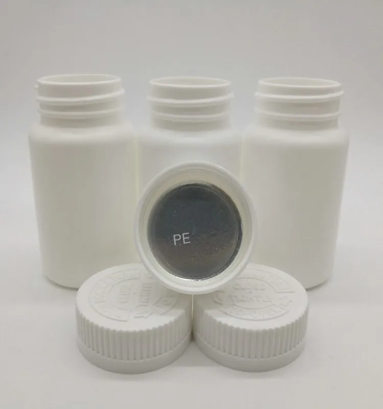 100ml Plastic Hdpe White Pill Bottle Round Child Proof Cap Medicine Hdpe Bottles With Crc Cap ...