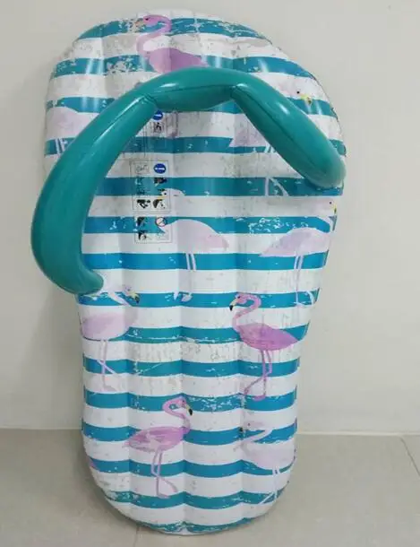 Inflatable Slipper Floating Row Beach Inflatable Water Mattress Toys ...
