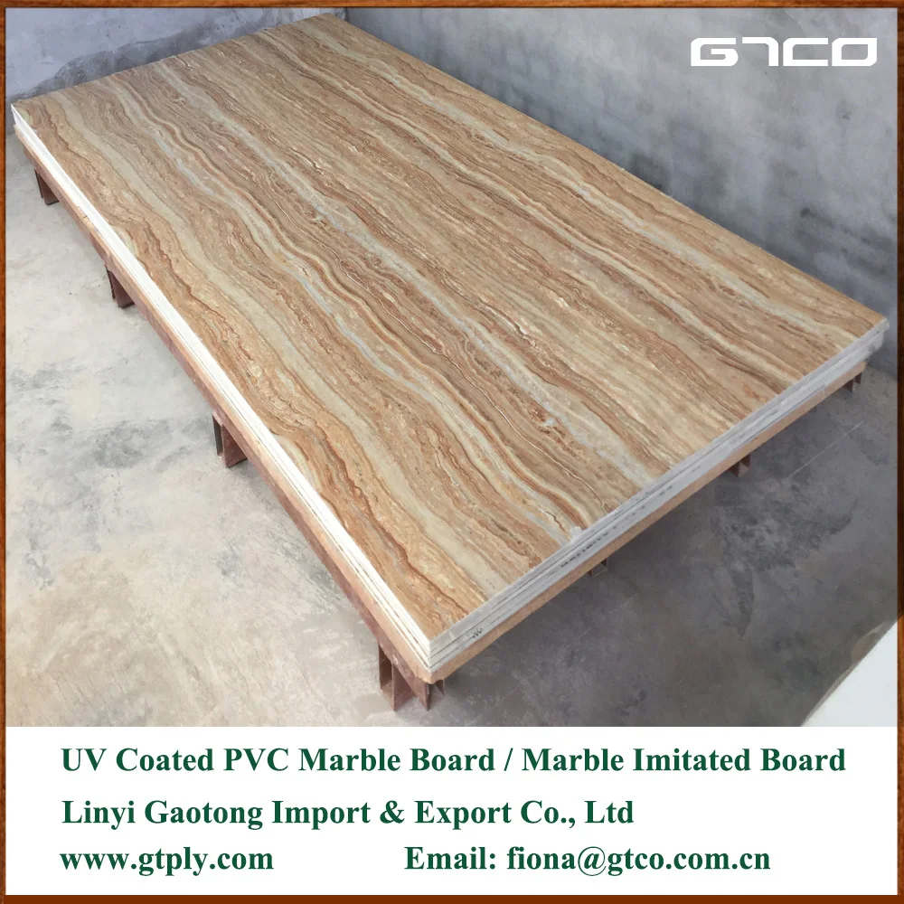 Uv Coating Mable Textured Waterproof Bathroom Wall Covering Panels ...