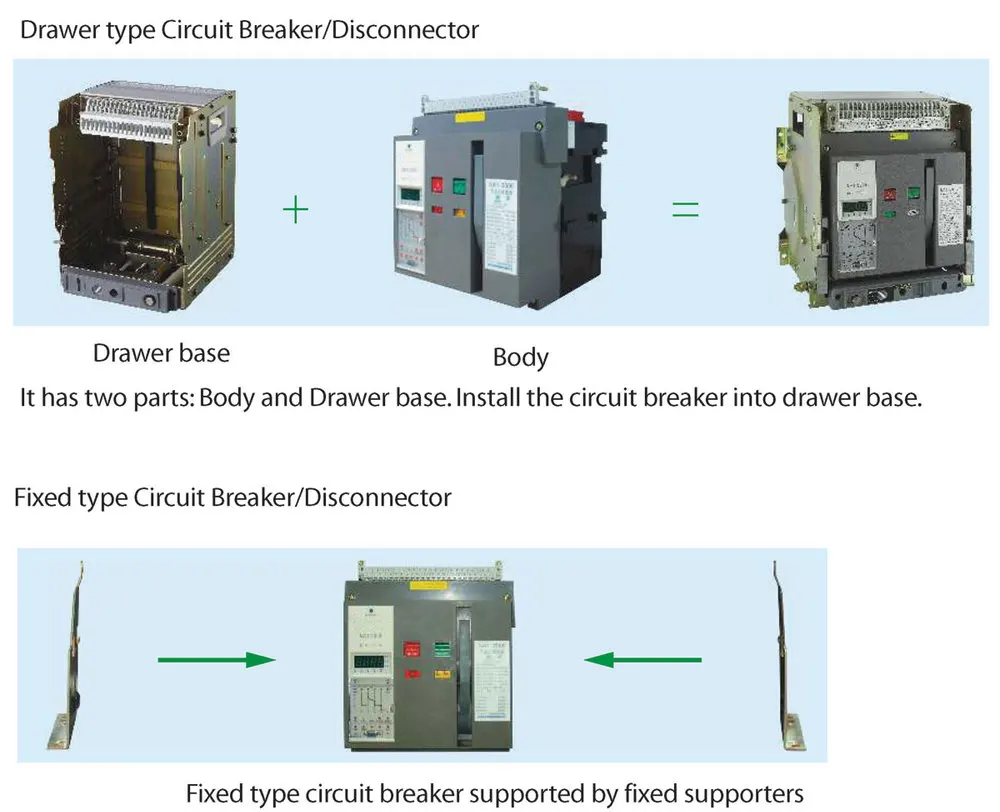 Dw45 3pole 4pole 800a 1000a 1500a 1600a 2000a 2500a 3200a 4000a 6300a ...