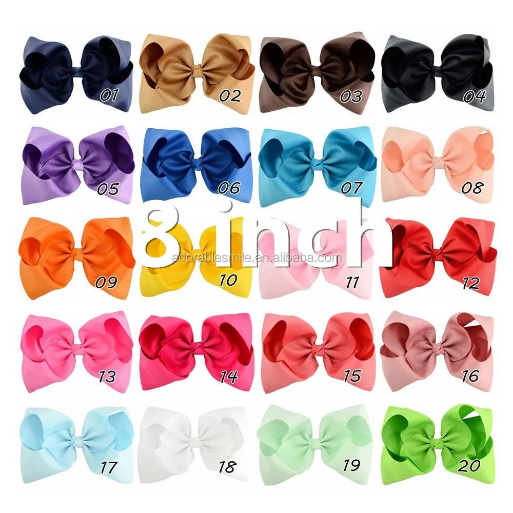 Baby Girl Hairbow Hairpins Fashion Ribbon Bow Hair Clips - Buy Baby ...