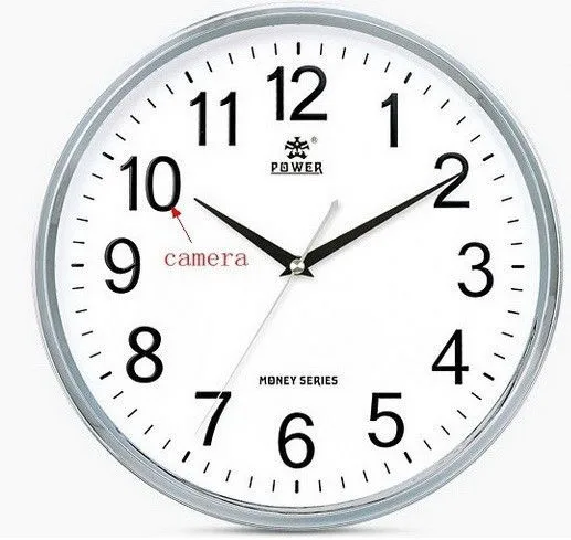 Hd 1080p Wifi Clock Camera With Motion Detection Wireless Wall Hidden ...