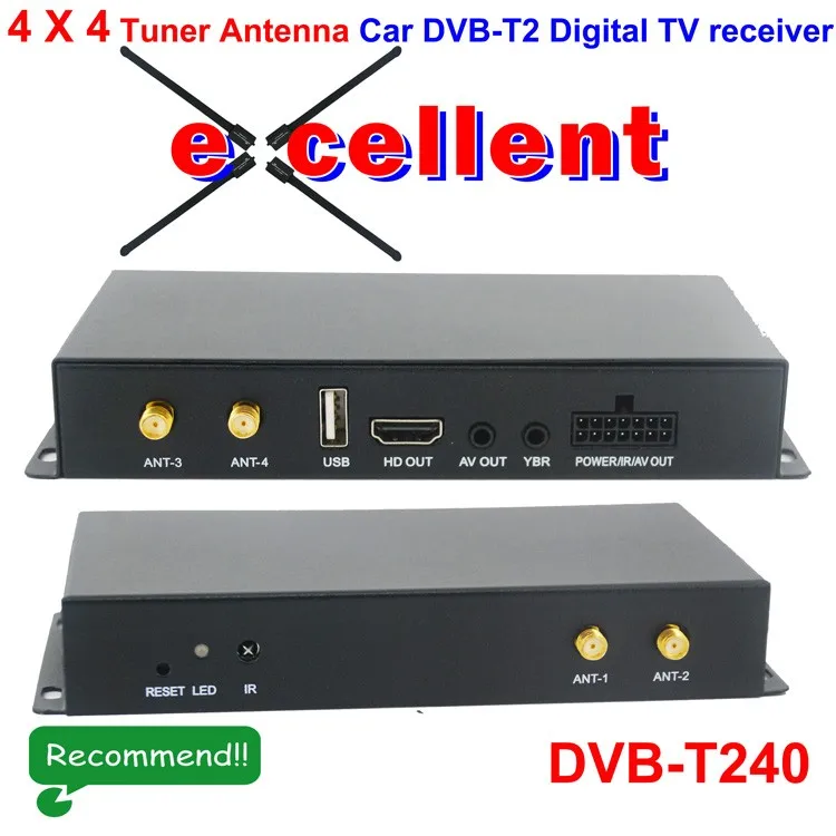 Dvb-t2 Car Digital Tv Box Dvb-t240 Firmware Upgrade Dvb-t 4 Tuner ...