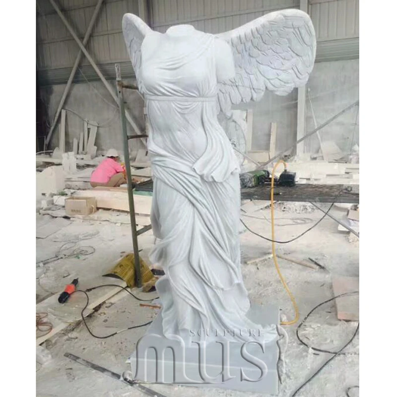 Gran Estatua De Ángel Sin Cabeza De Mármol Para Jardín Al Aire Libre ...