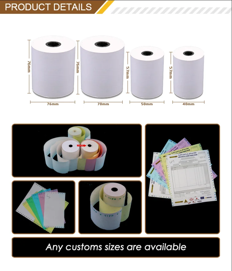 High Quality Computer Continuous Paper Ncr Copy Paper - Buy Computer ...