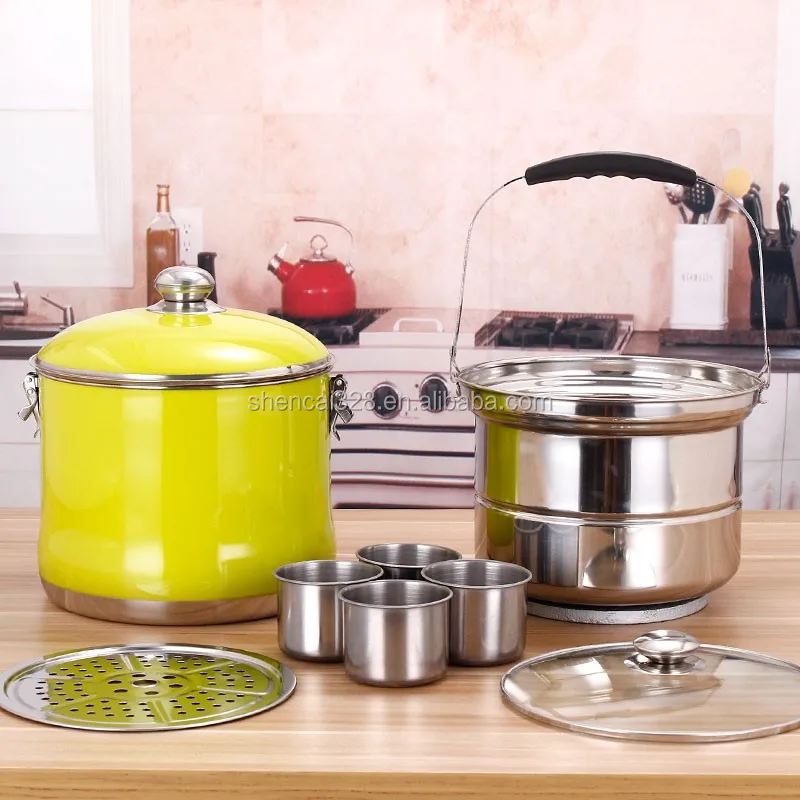 7L Stainless Steel No Fire Re-cooking Energy Saving Magic Cooking Pot ...