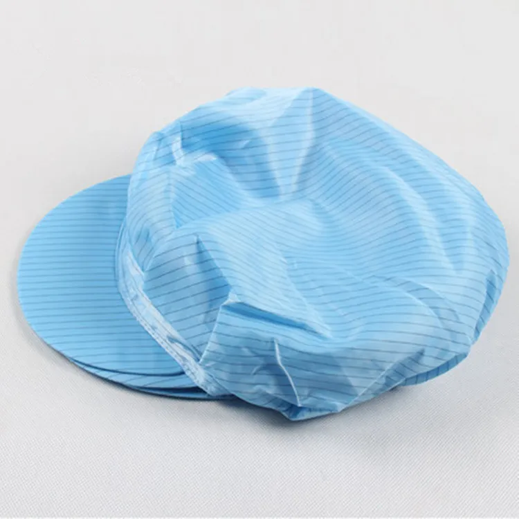Anti-static Hat For Cleanroom Lint Free Esd Work Cap Manufacturer - Buy ...