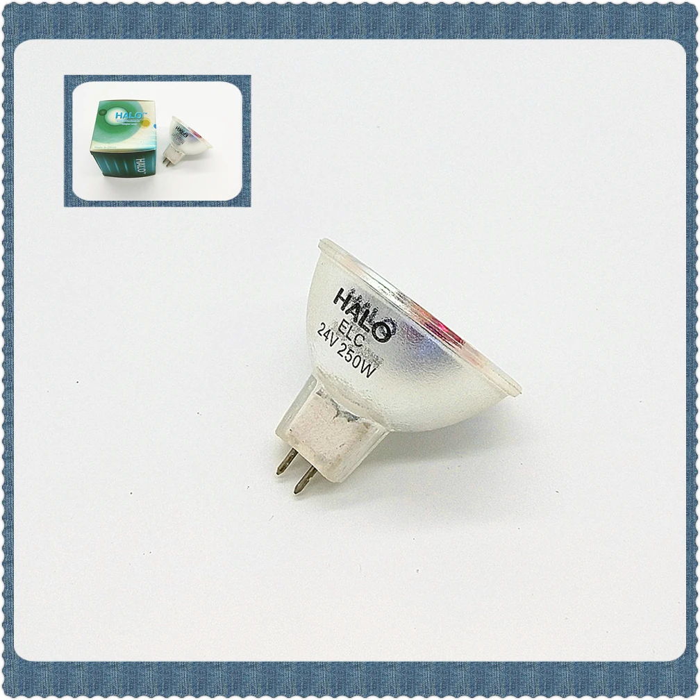 ELC 24V250W GX5.3 Halogen Projector Lamp 250W Medical Bulb MR16 ...