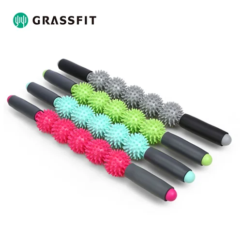 Premium tight muscle relax handheld massage Spiky Muscle Roller Stick ...