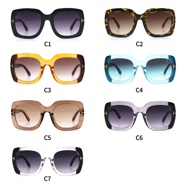 21637 Superhot Eyewear Fashion Oversized Sun Glasses Square Shades ...