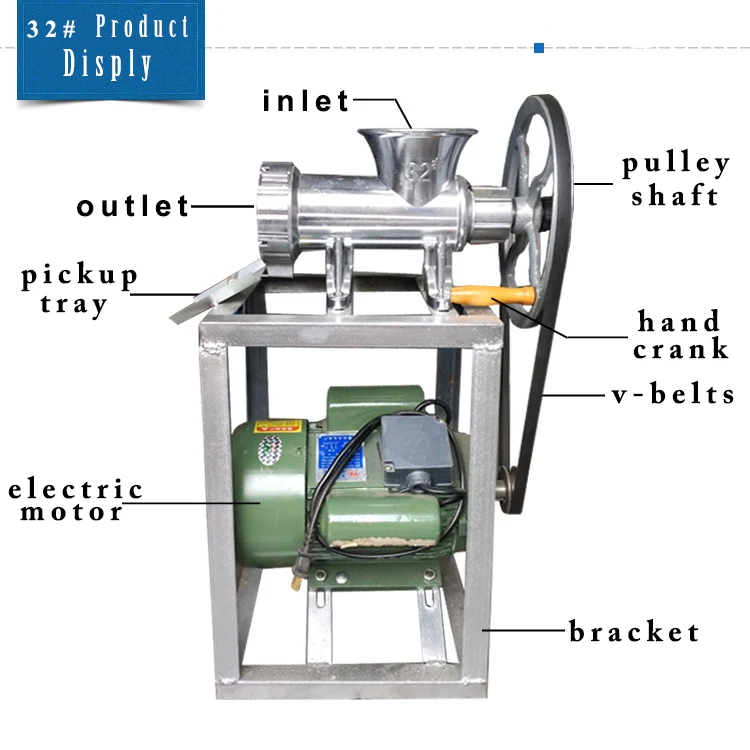 Wholesaler Cheap Commercial Industrial Fish Meat Grinder 32 - Buy Meat ...