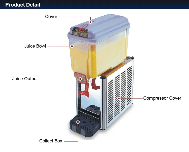 Cold Drink Dispenser Machine Commercial Cold Juicer Dispenser - Buy ...