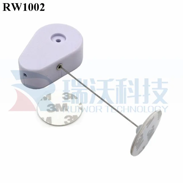 Ruiwor Rw1002 Drop-shaped Cable Retractor With Sticking Abs Plate End ...