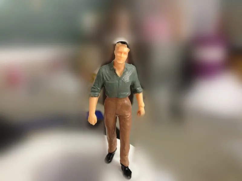 1:25 Scale Color Painted Plastic Model Figures For Architectural Model ...