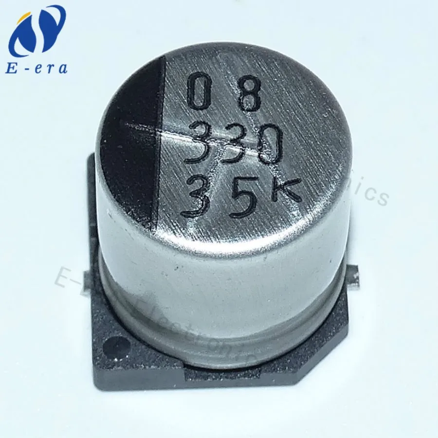 Aluminum Electrolytic Capacitor 330uf 35v 8*10mm Smd - Buy Electrolytic ...