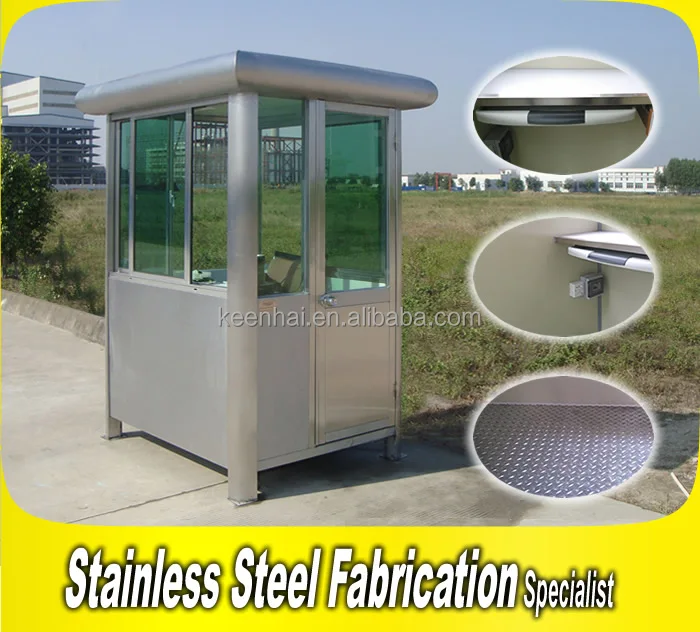 Custom Made Stainless Steel Outdoor Portable Checkpoint Booth And Room ...