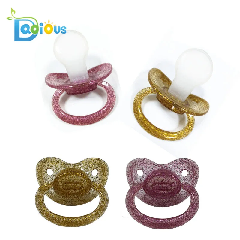 Newest Gold Adult Pacifier Love Heart Adult Pacifier Unique Adult ...