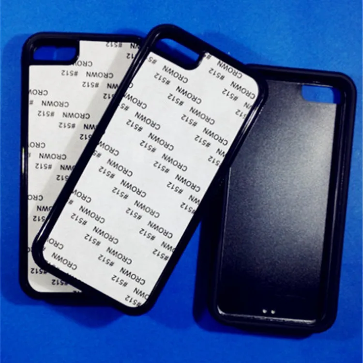 Silicone Blank 2d Sublimation Cell Phone Case With Aluminum Sheet Plate ...