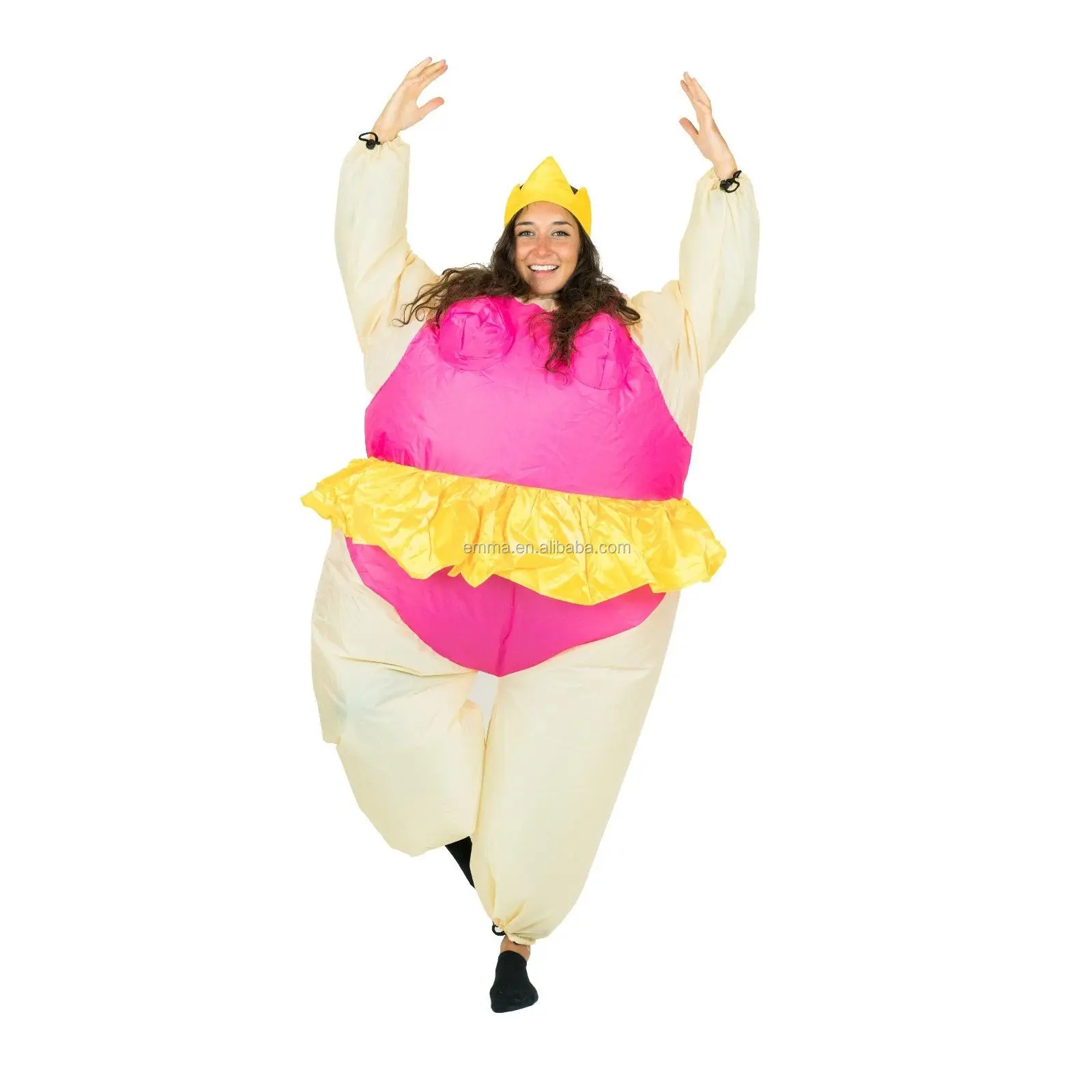 Adult Inflatable Funny Blow Up Fancy Dress Carry On Ride Costume Outfit ...