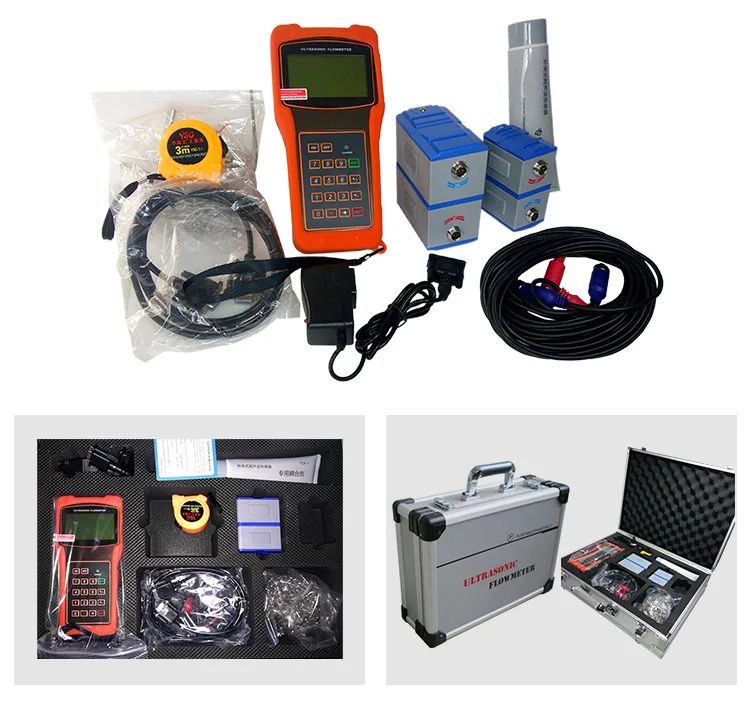 Handheld Water Flow Meter Portable Ultrasonic Flow Meter With ...