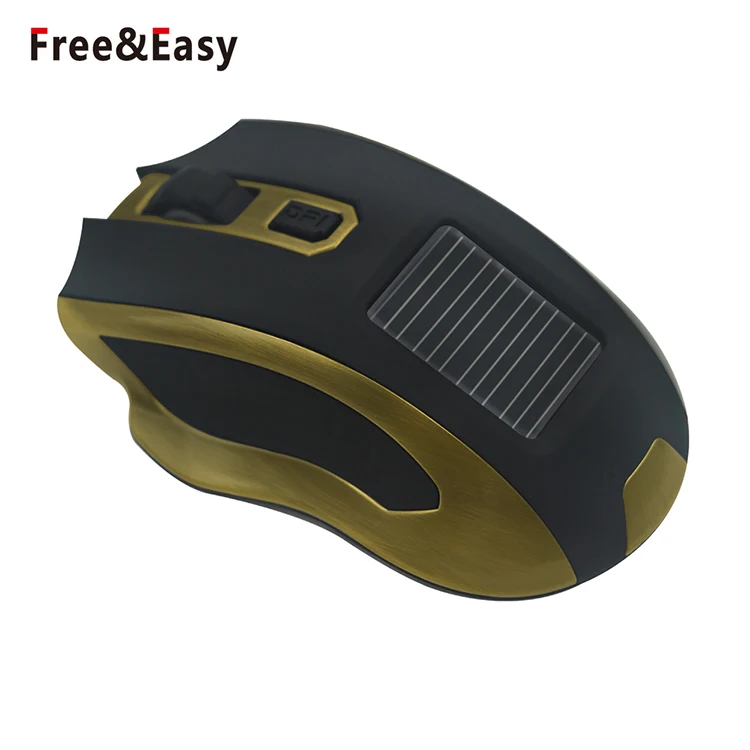Black Ergonomic Automatic Charge 2.4g Wireless Solar Mouse No Battery ...