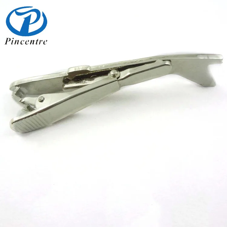 Metal Custom Airplane Tie Clip for Pilot - Gold & Silver